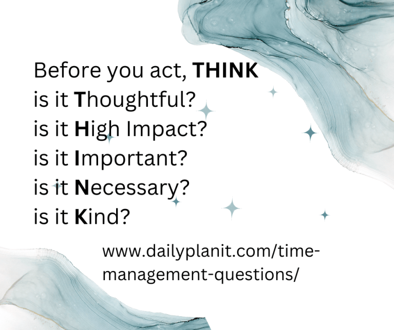 Time Management Questions | Daily PlanIt