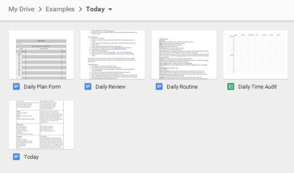 How I use Google Drive for Lists | Daily PlanIt