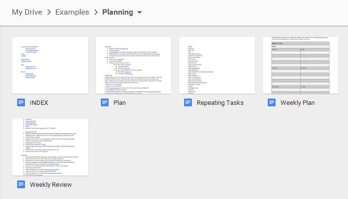 How I use Google Drive for Lists | Daily PlanIt
