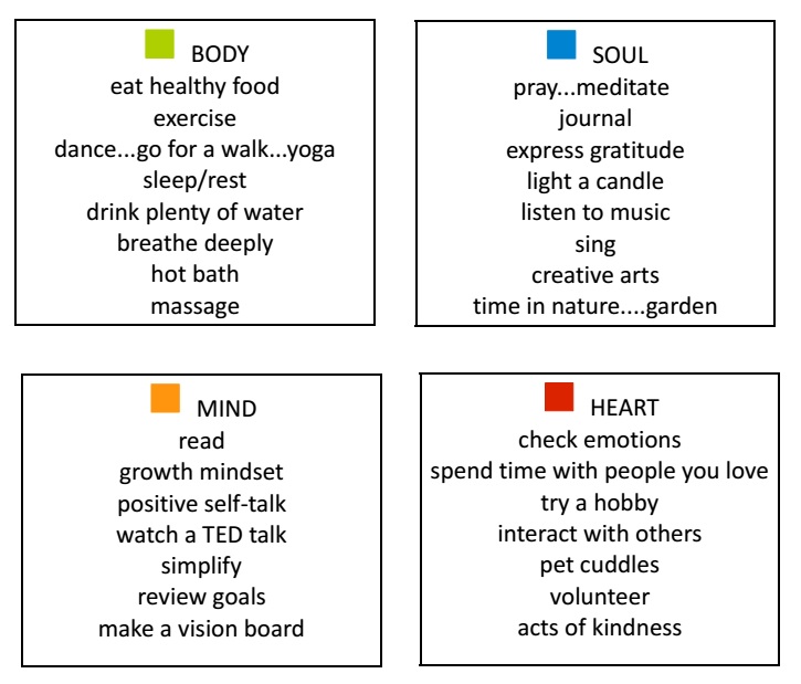 A Self Care Wheel for Wellness | Daily PlanIt
